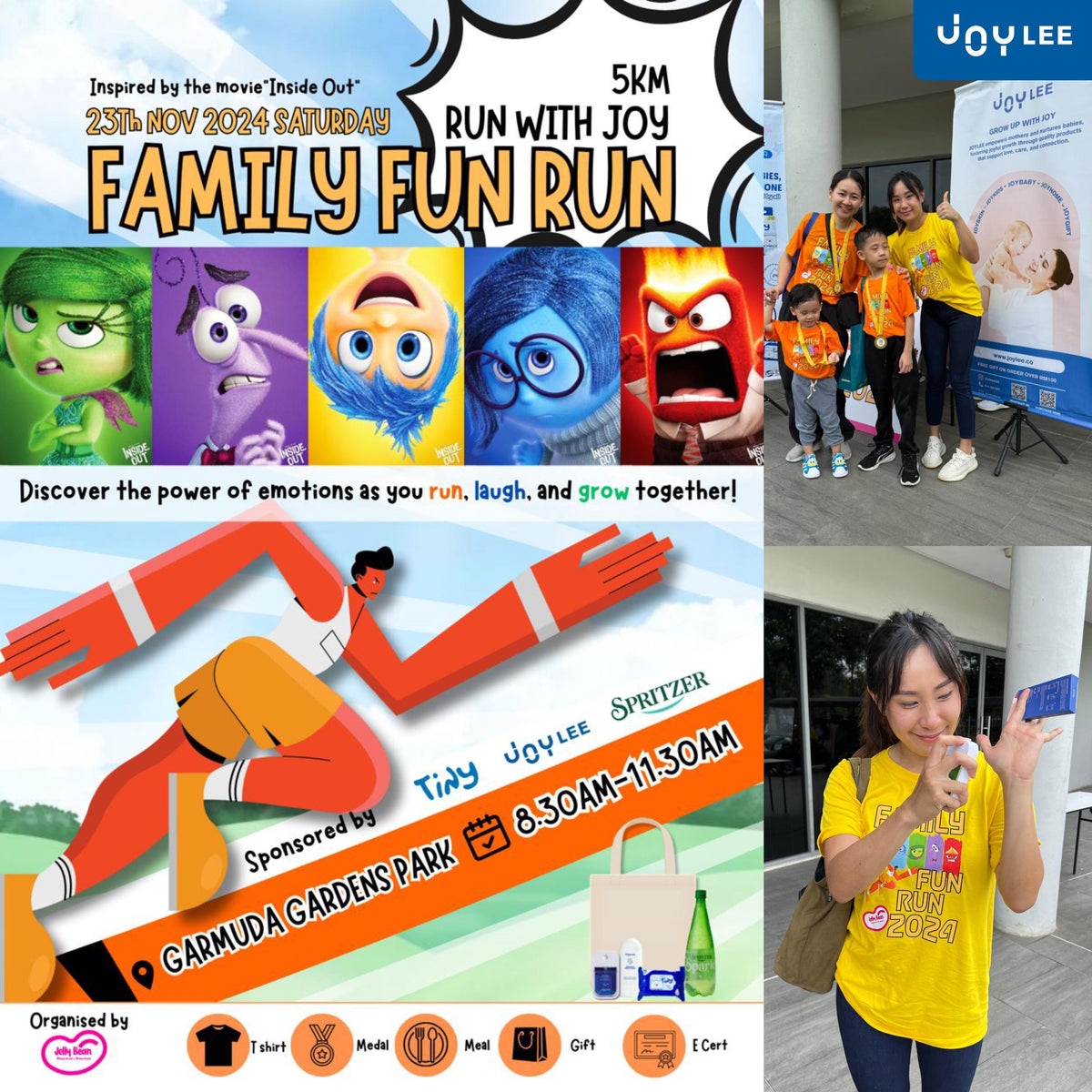 JOYLEE x GAMUDA Family Fun Run – JOYLEE ᴗ Grow up with joy